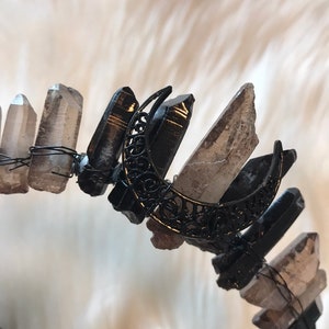 Obsidian Crown - Etsy