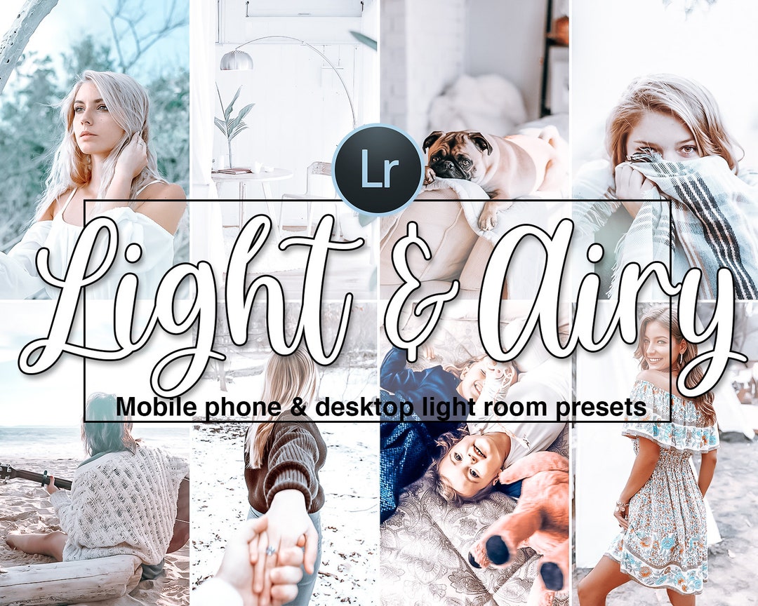 20 Light & Airy Lightroom Presets Instagram Influencer - Etsy UK