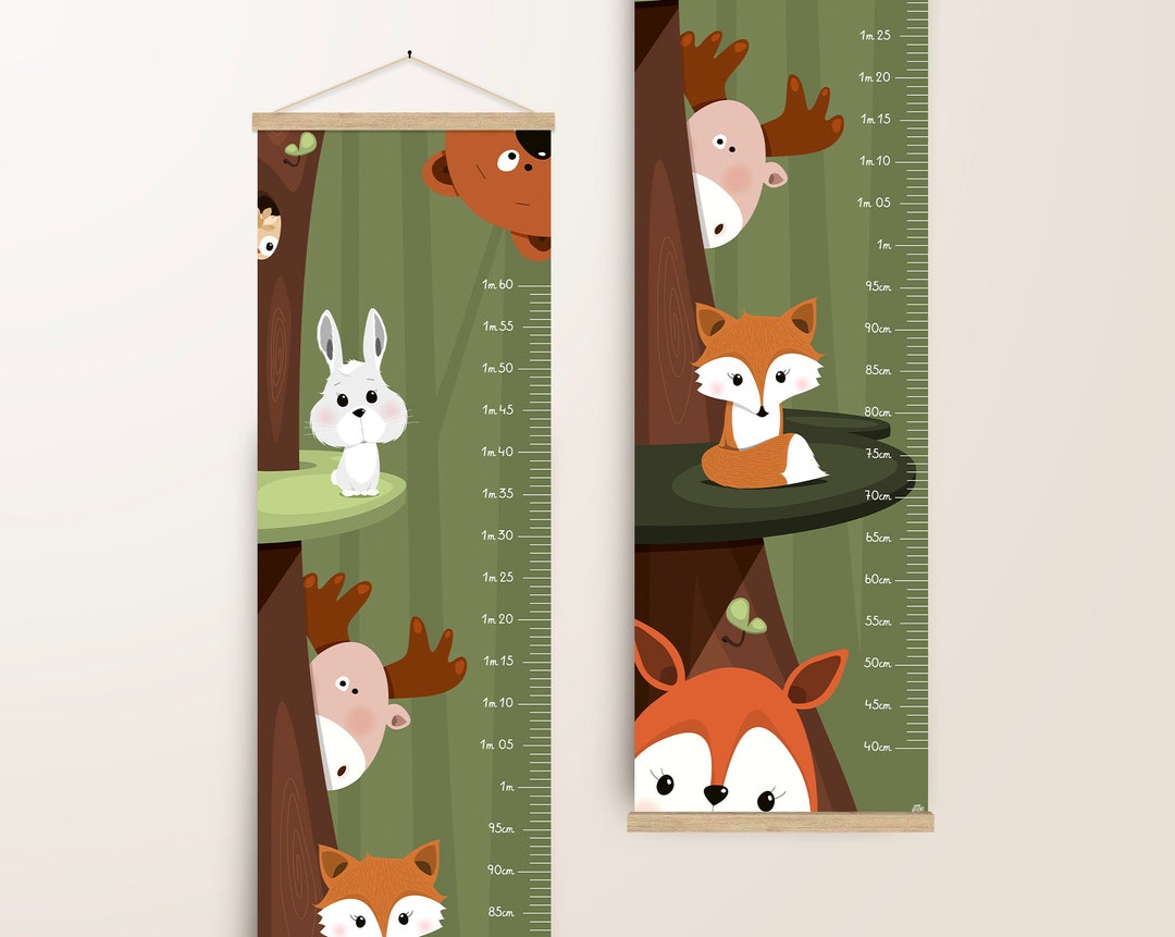 Personalized Height Chart With Poster Holder to Measure the Child's ...