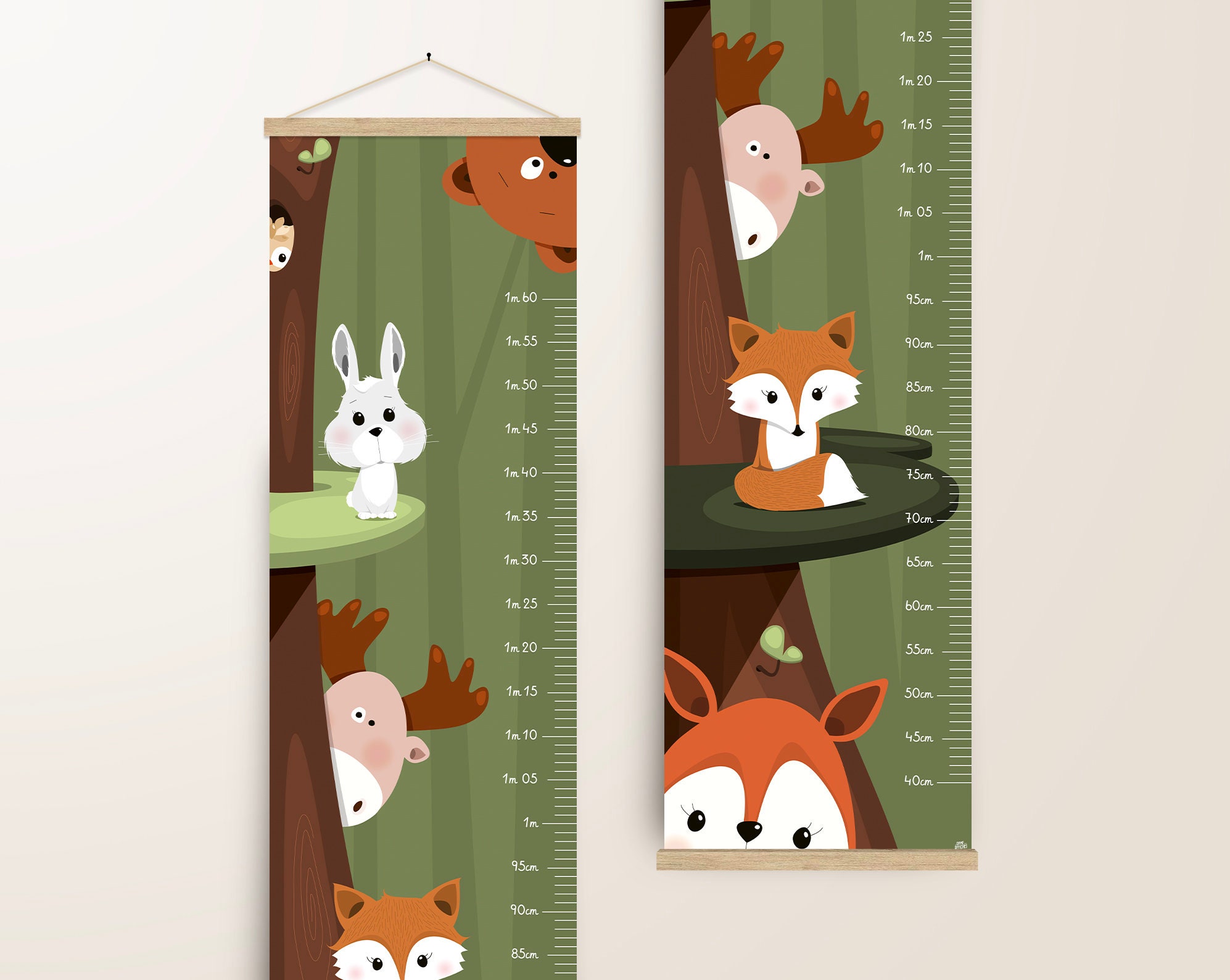 Personalized Height Chart With Poster Holder to Measure the Child's ...
