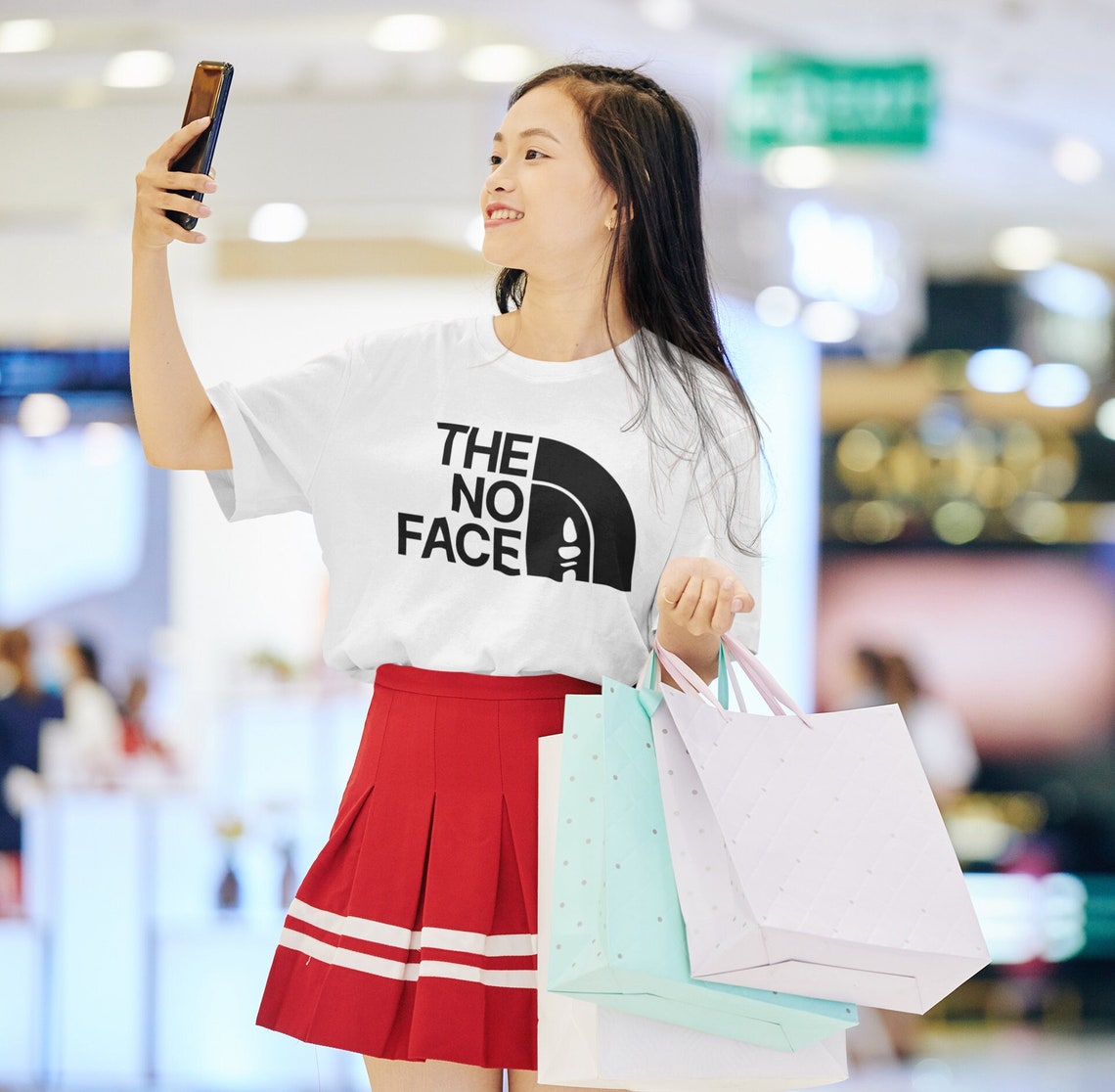 The No Face T-shirt Unisex Short Sleeves Shirt Spirited - Etsy