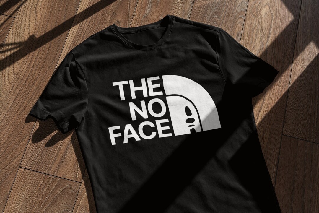 The No Face T-shirt Unisex Short Sleeves Shirt Spirited Away Kaonashi ...