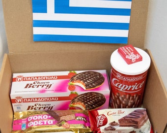 GREEK Authentic Snack Box | Gift Box | Care Package #18 - Etsy