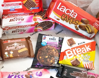 Snack Box GREEK Authentic Snack Box Gift Box Care | Etsy