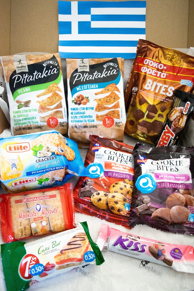 Snack Box | GREEK Authentic Snack Box | Gift Box | Care Package # 5 - Etsy