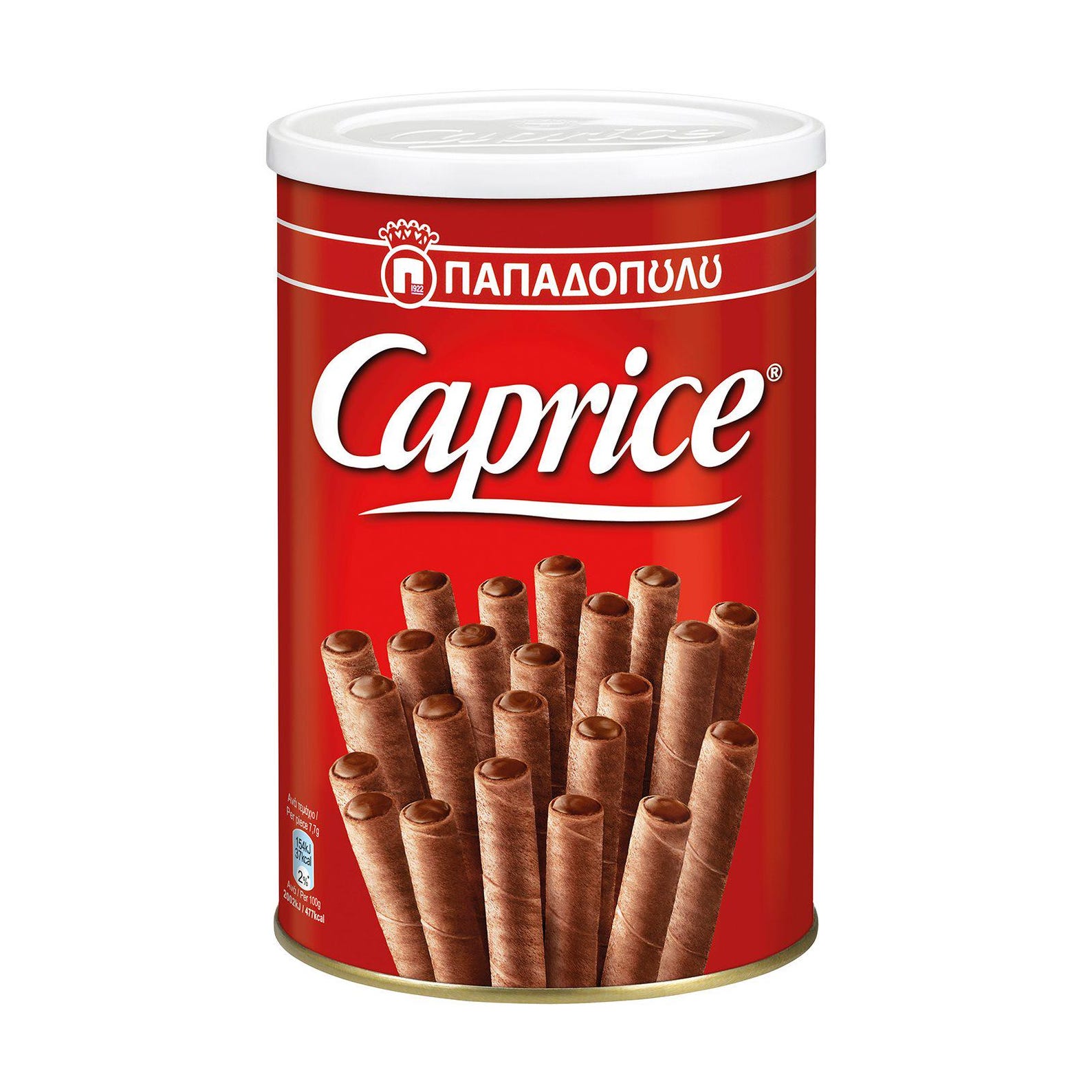 Caprice Chocolate Wafer Rolls – Authentic Greek Snack | Papadopoulos ...