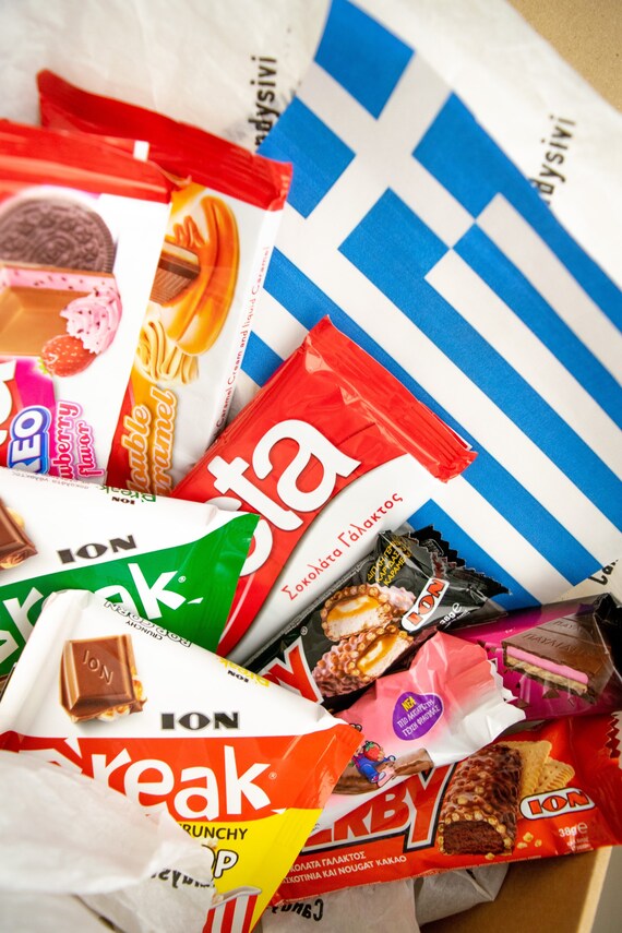 Snack Box GREEK Authentic Snack Box Gift Box Care | Etsy