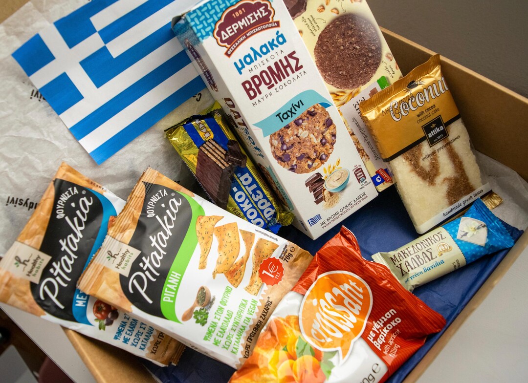 GREEK Authentic Snack Box Gift Box Care Package 19 - Etsy