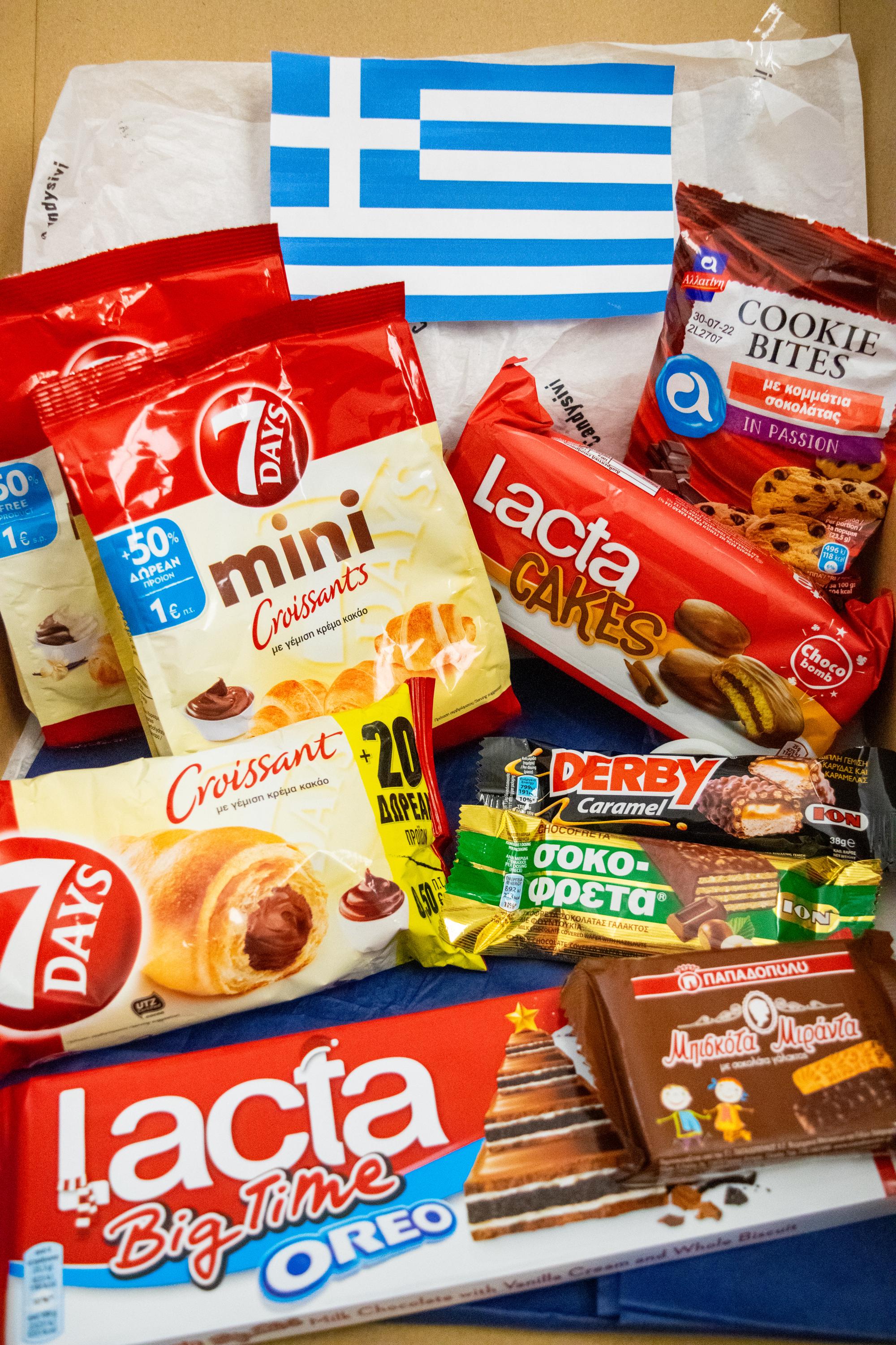 GREEK Authentic Snack Box | Gift Box | Care Package #18 - Etsy