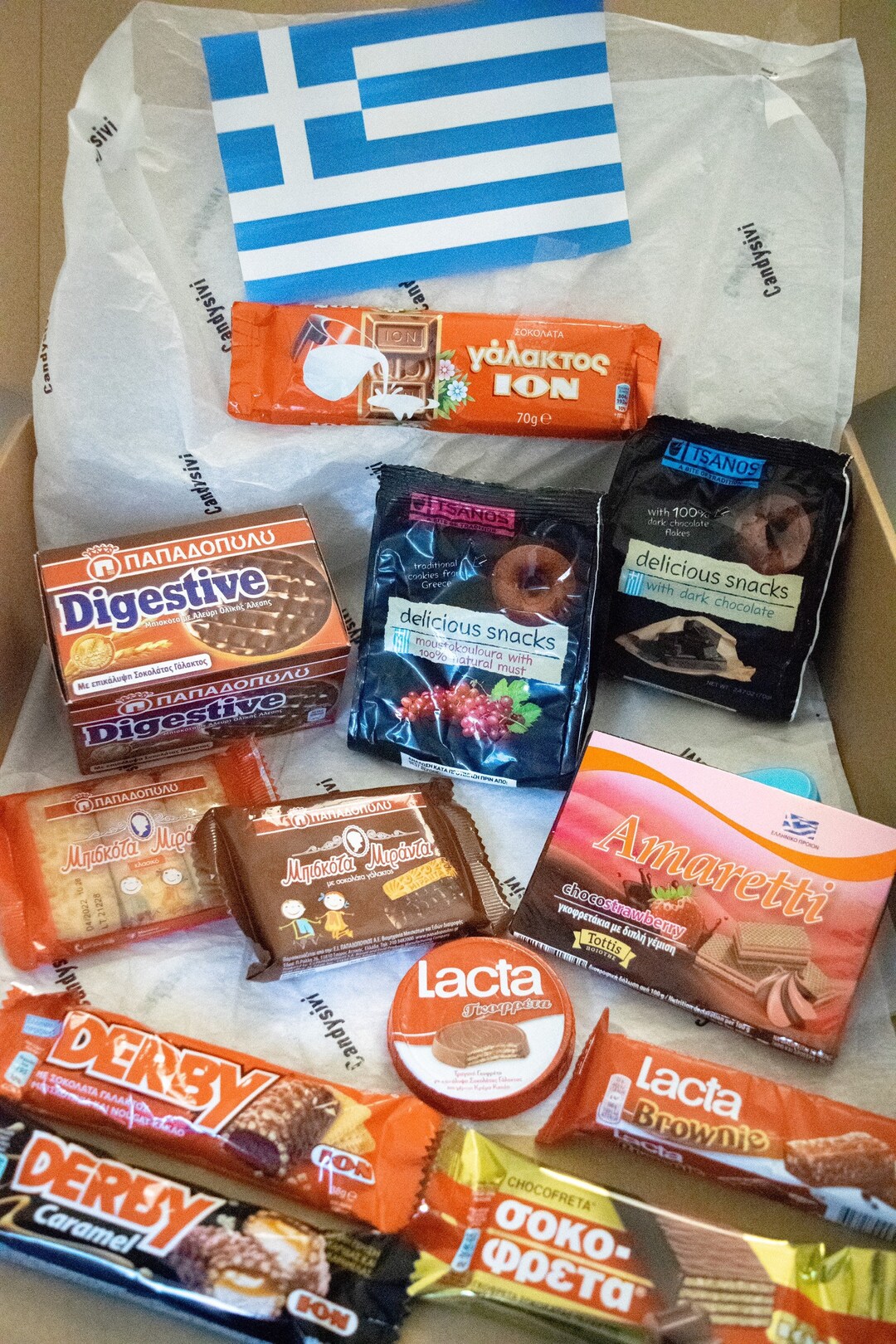 Snack Box | GREEK Authentic Snack Box | Gift Box | Care Package #12 - Etsy