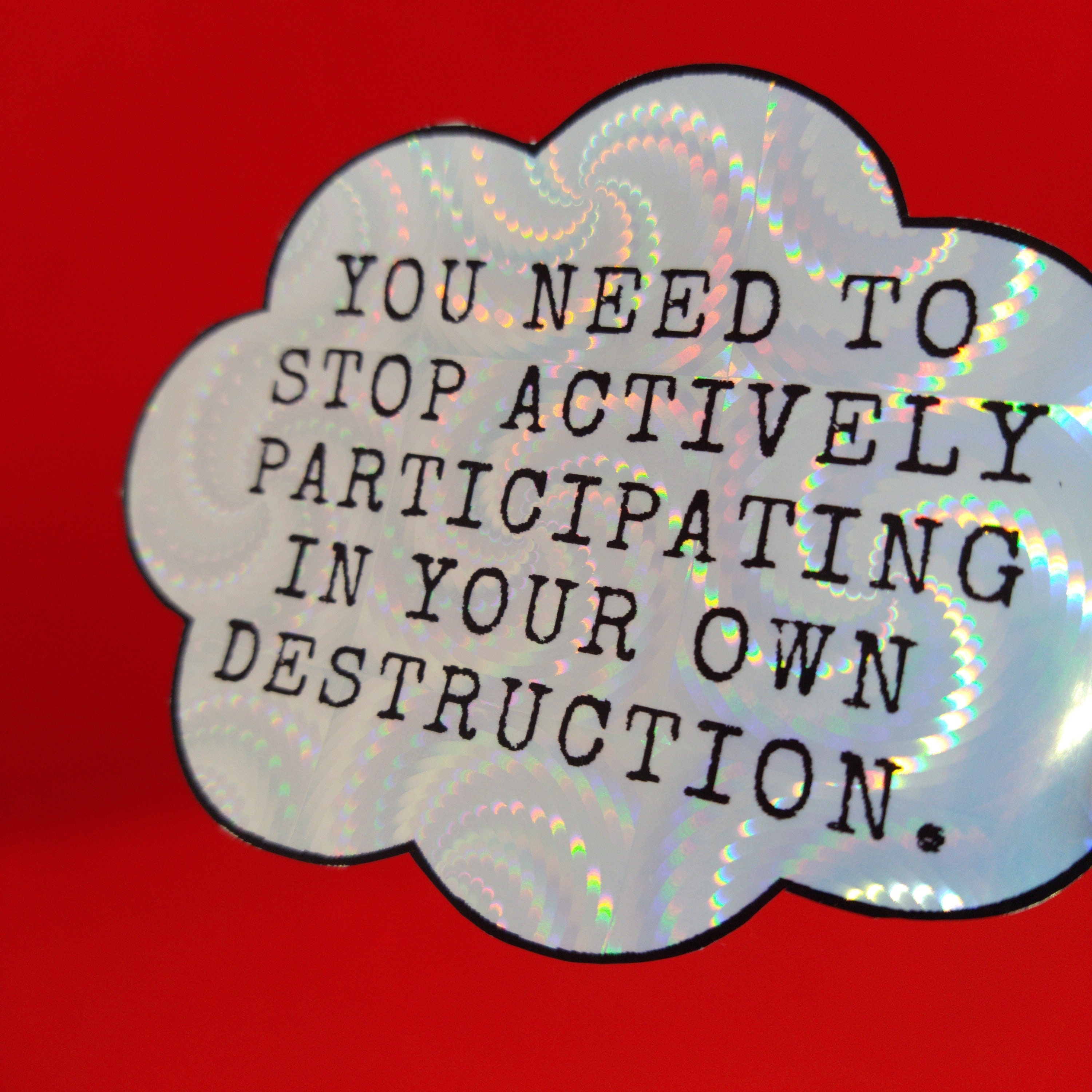 Positive Affirmation Sticker - Self-care Reminder - Empowering Quote ...