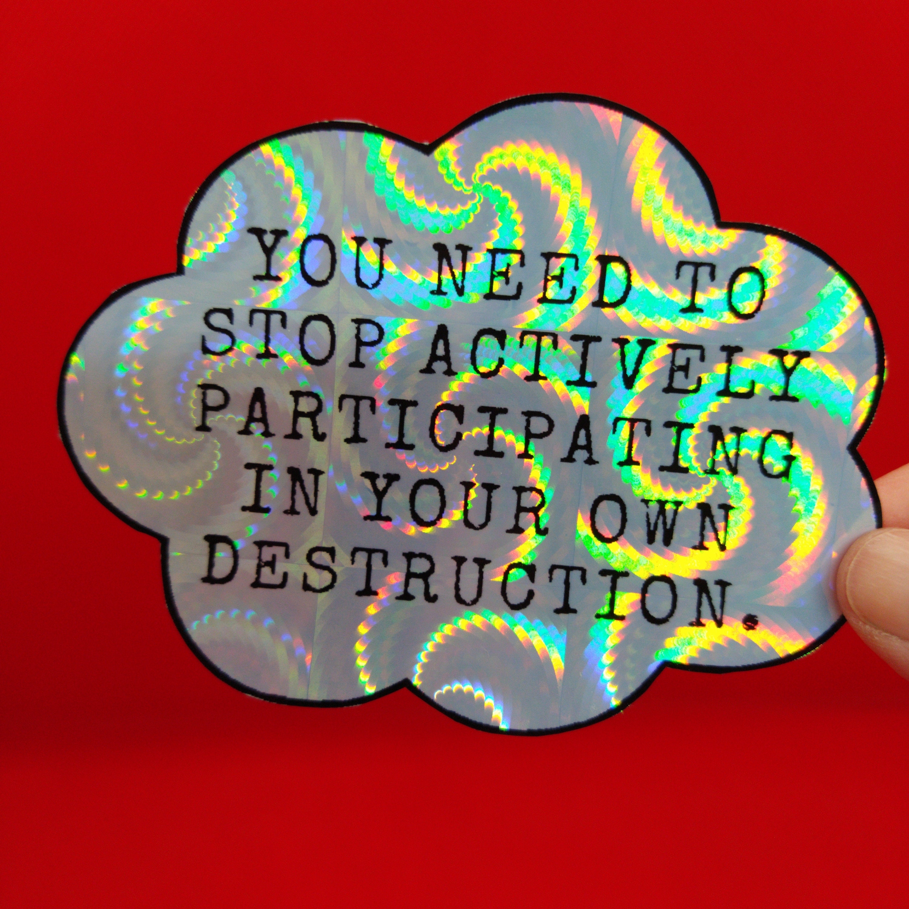 Positive Affirmation Sticker - Self-care Reminder - Empowering Quote ...