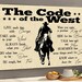 Cowboy Code Rodeo Western Canvas Wall Art Framed Prints for Wall Decor ...