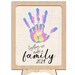 2024 Family Sign Handprint Footprint Art Craft, Siblings Kids Baby Mom ...