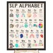 SLP Alphabet, Speech Alphabet Keepsake, Speech Therapy Sign,slp Gift ...