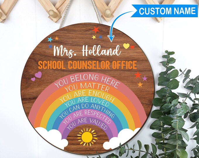 School Counselor Office Sign, Psychologist Office Sign, Psychology ...