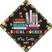 Custom Social Worker Graduation Cap Topper, Personalized Grad Cap ...