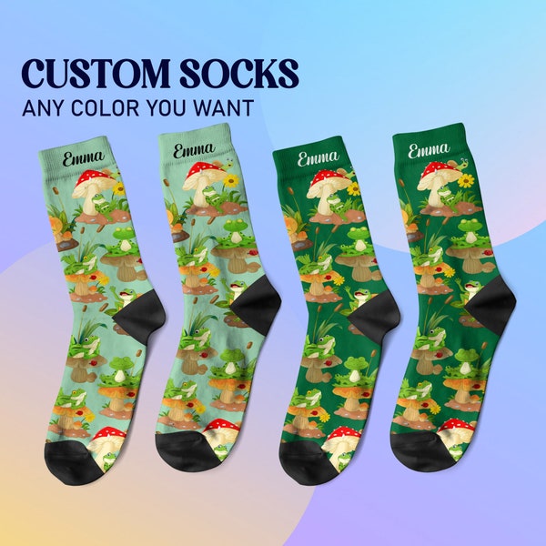 Frog Socks - Etsy