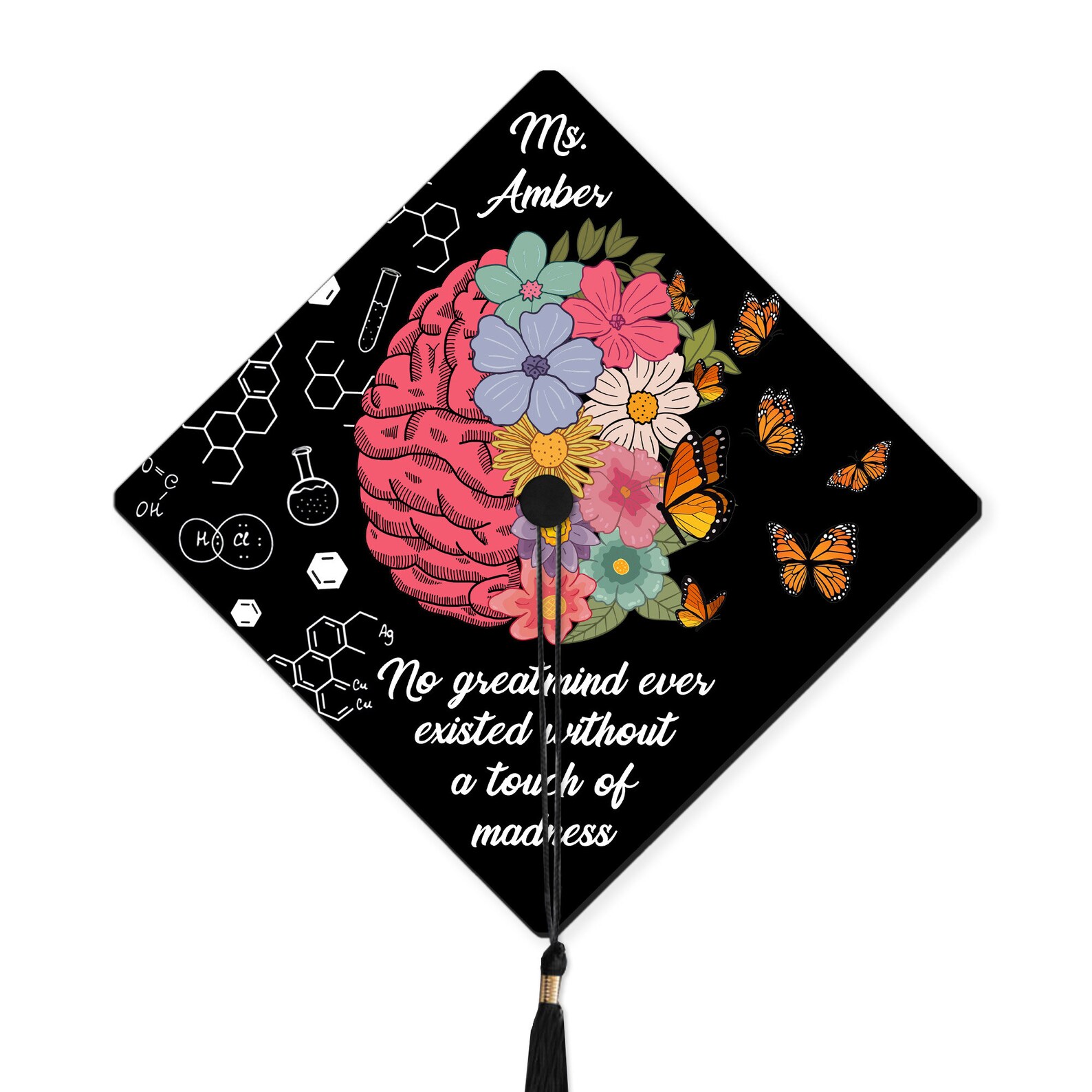 Personalized Psychologist Graduation Cap Topper, Mental Health ...