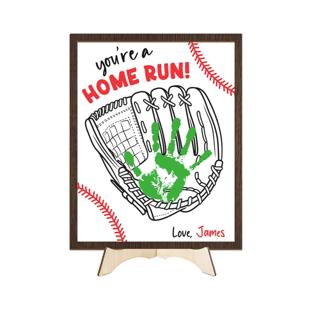 Dad Home Run, You're a Home Run, Baseball Dad Gifts, First Father's Day ...