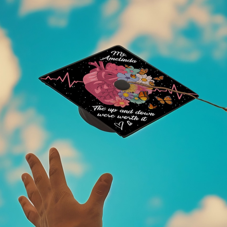 Custom Nursing Graduation Cap Topper, Personalized Grad Cap Topper for ...