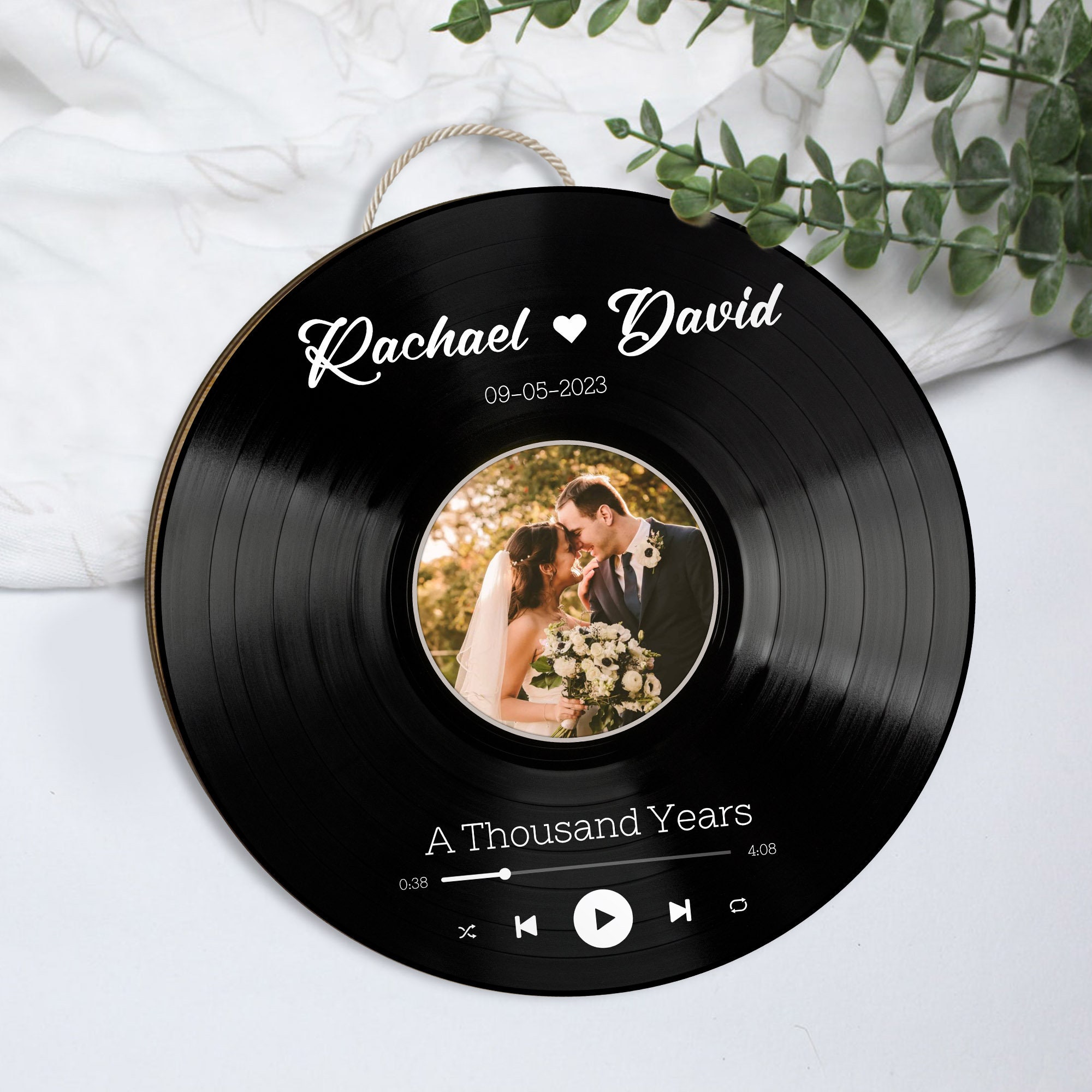 Personalized CD Sign Vinyl Record Lovers Meaningful Love - Etsy