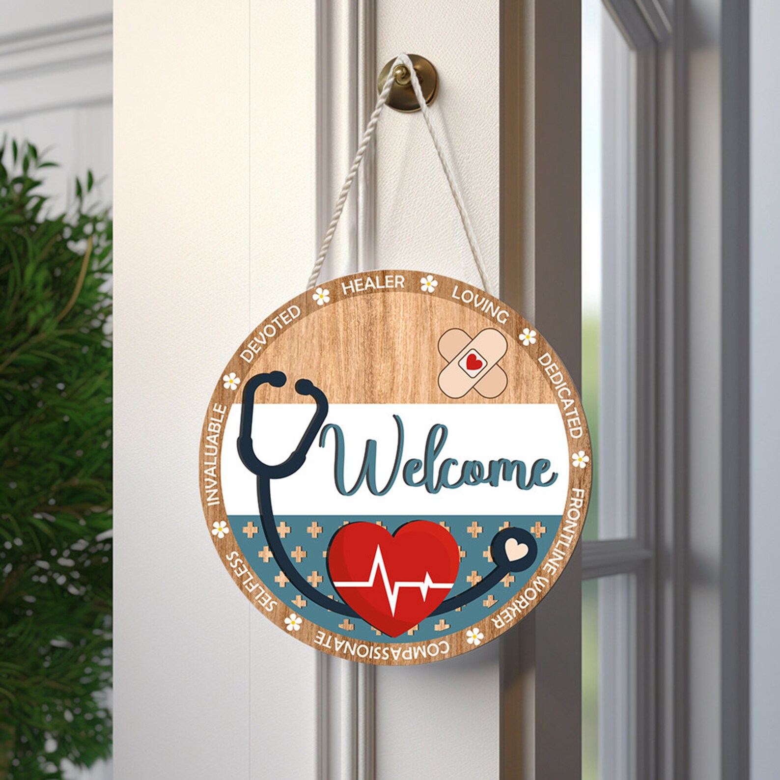 Personalized Nurse Door Hanger, Nurse Door Sign, New Nurse Gift, School ...