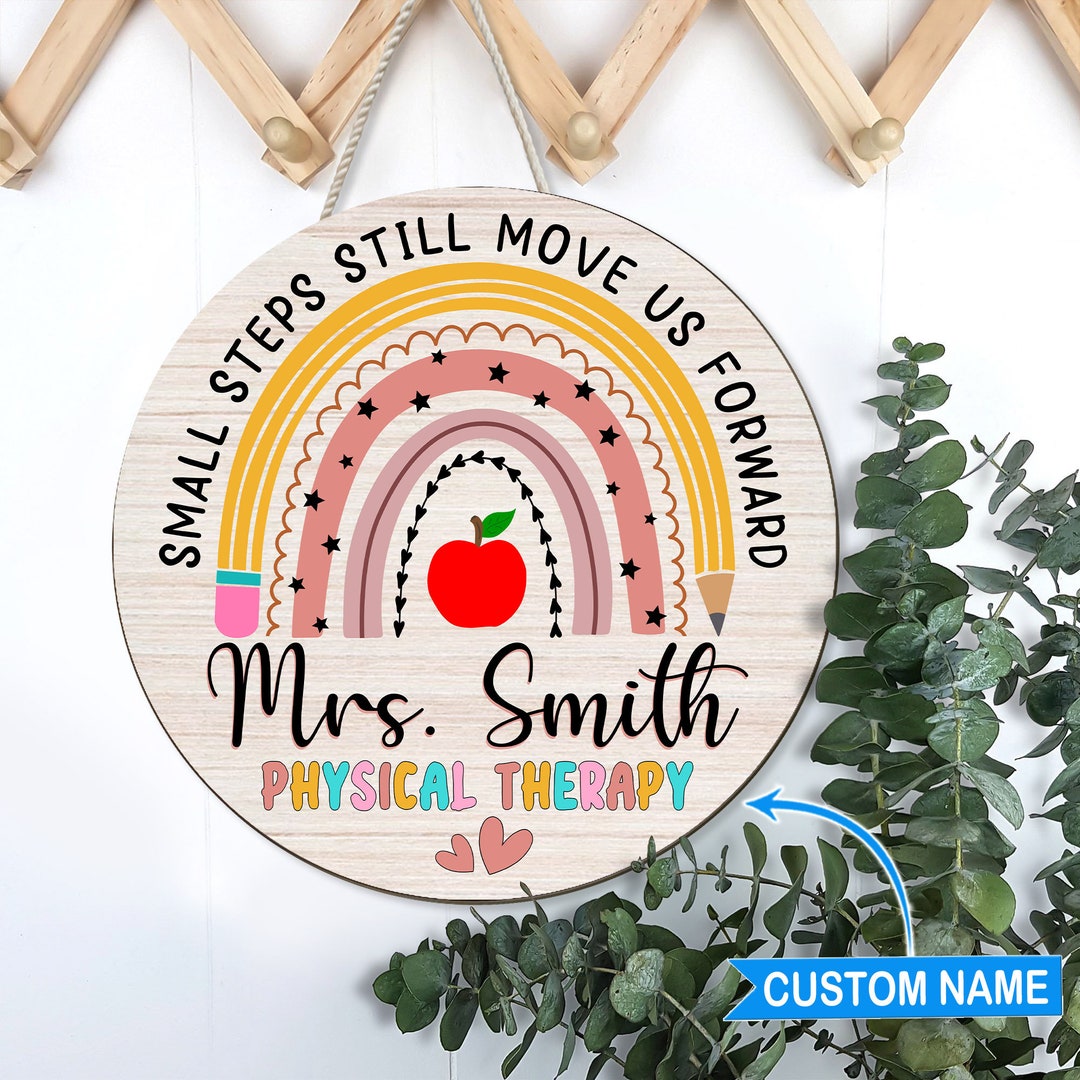 Physical Therapist Door Sign, Speech Therapy Decor, Physical Therapy ...