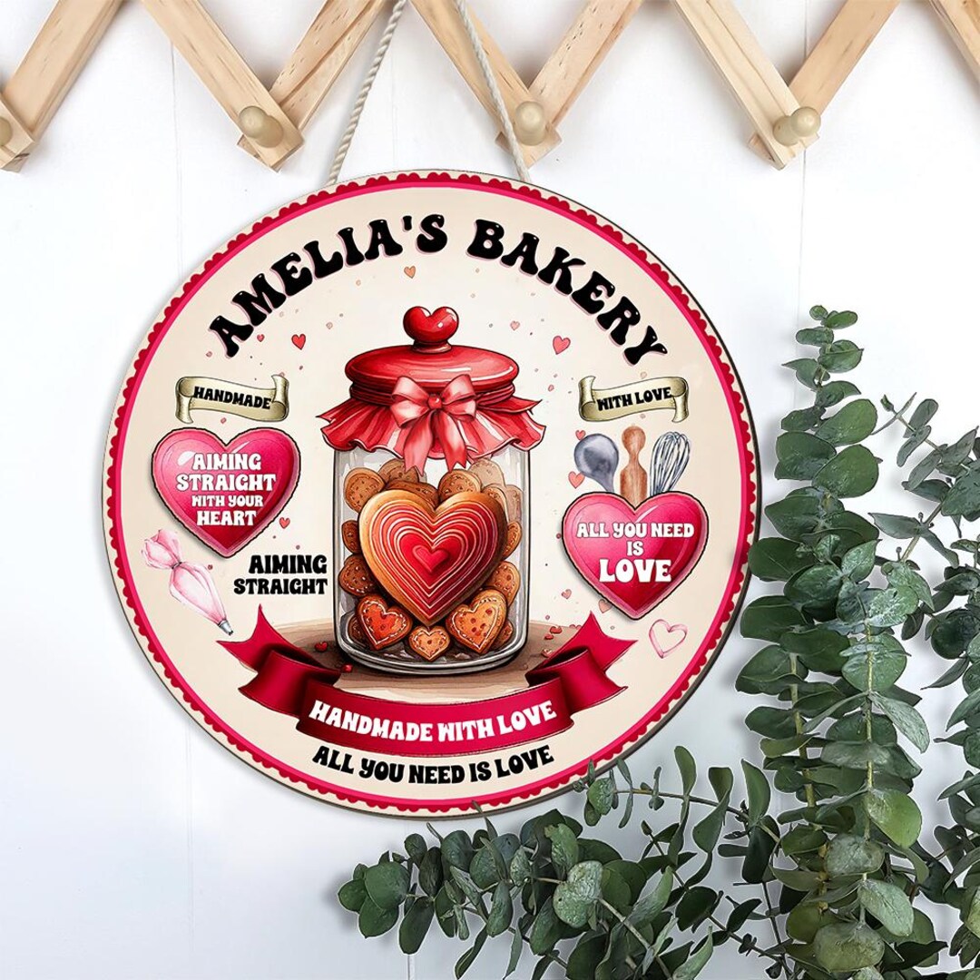 Personalization Bakery Vintage Sign, Bakery Shop Door Sign, Bakery Sign ...