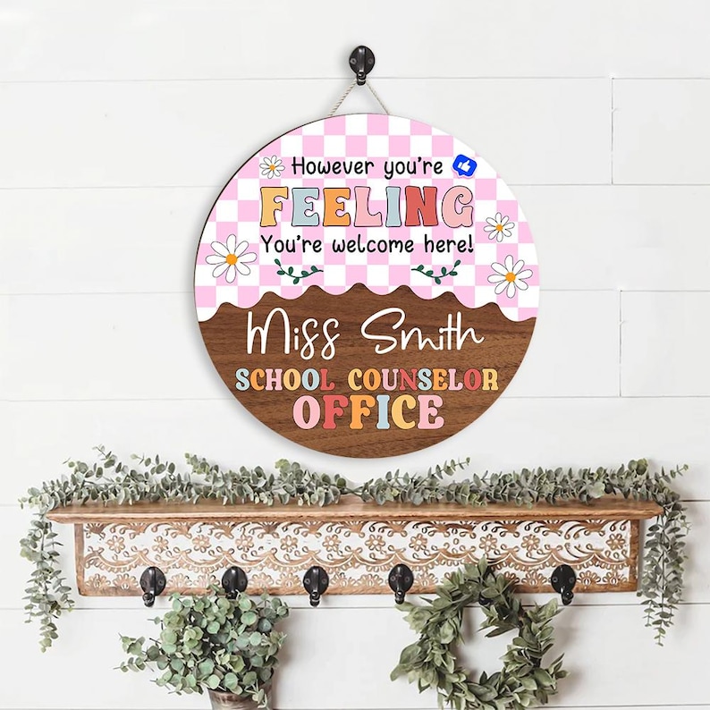 School Counselor Office Sign, Counselor Office Sign, Teacher Sign ...
