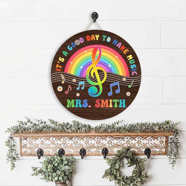 It's Good Day to Make Music, Music Teacher Sign, Music Classroom Door ...