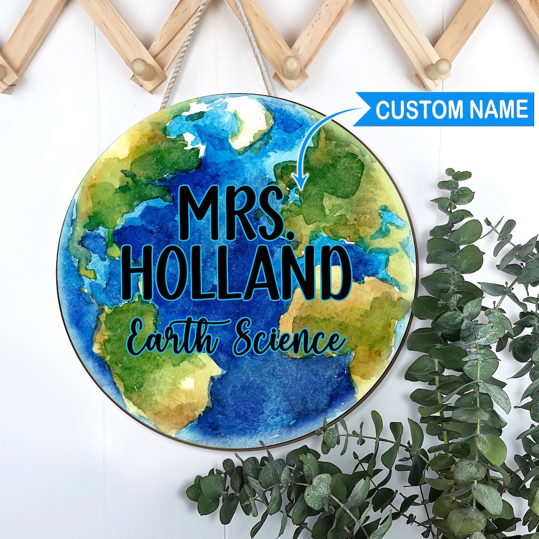 Science Teacher, Planets Sign, Earth Science Sign, Science Teacher Gift ...