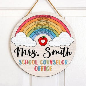School Counselor Office Sign, Psychologist Office Sign, Psychology ...