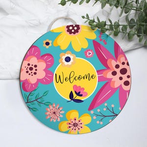 Welcome Sign, Summer Door Sign, Cute Summer Beach Door Sign, Welcome ...