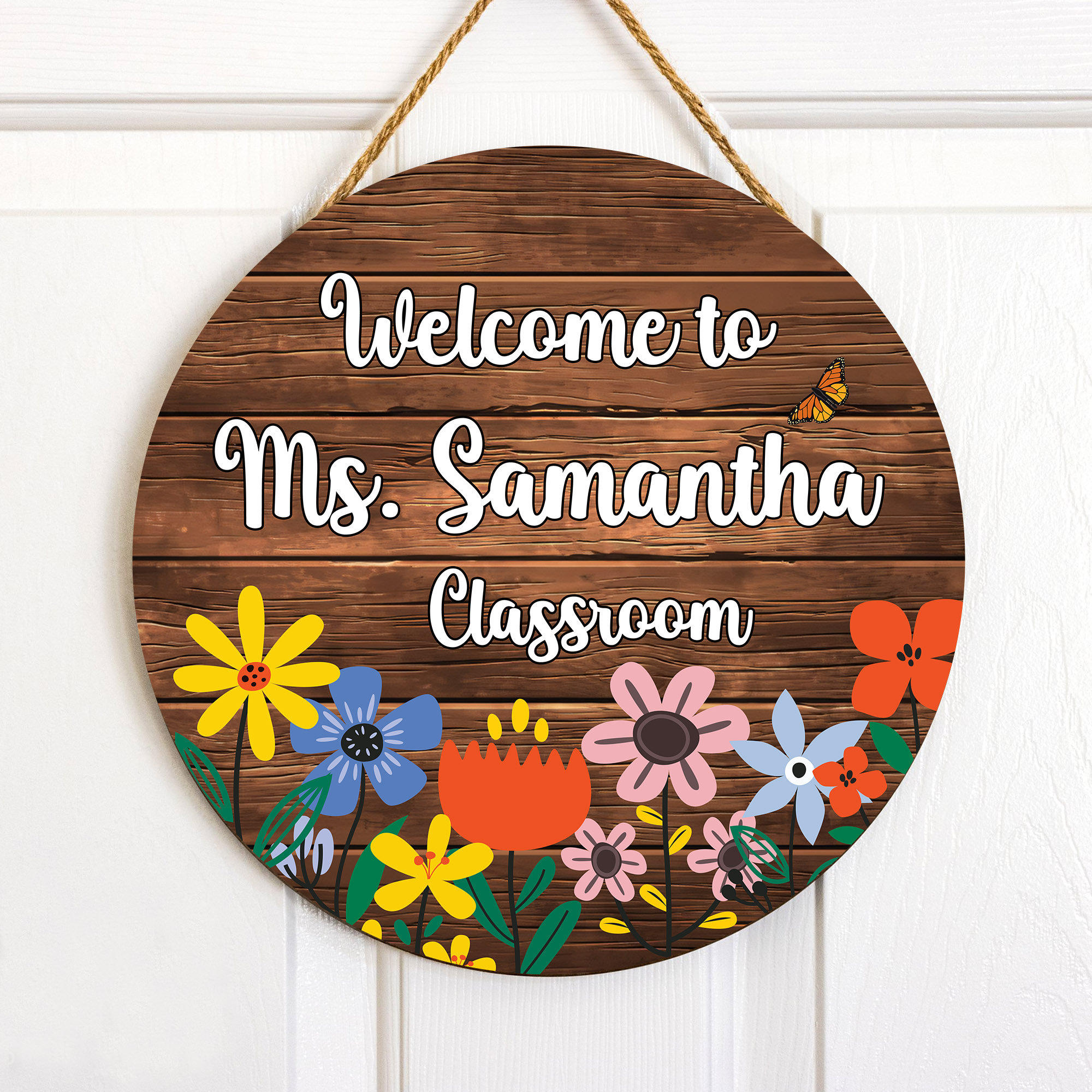 Personalized Teacher Door Sign Classroom Door Sign Teacher - Etsy