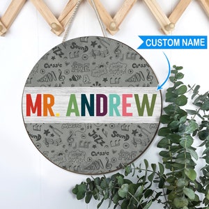 Music Teacher Sign, Music Classroom Door Hanger, Teacher Door Hanger ...