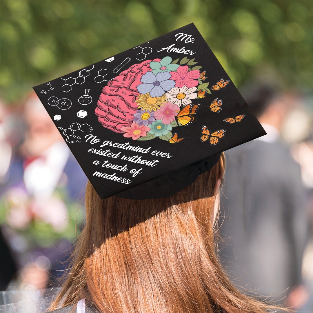 Personalized Psychologist Graduation Cap Topper, Mental Health ...