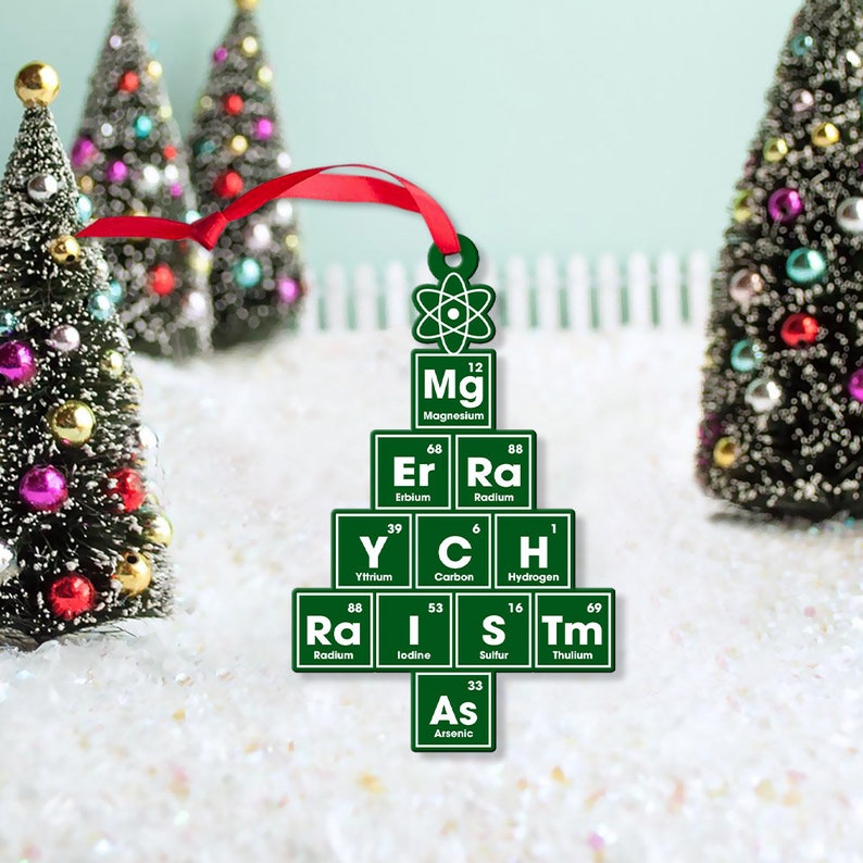 Chemistree Christmas Science Ornament Science Teacher Gifts - Etsy