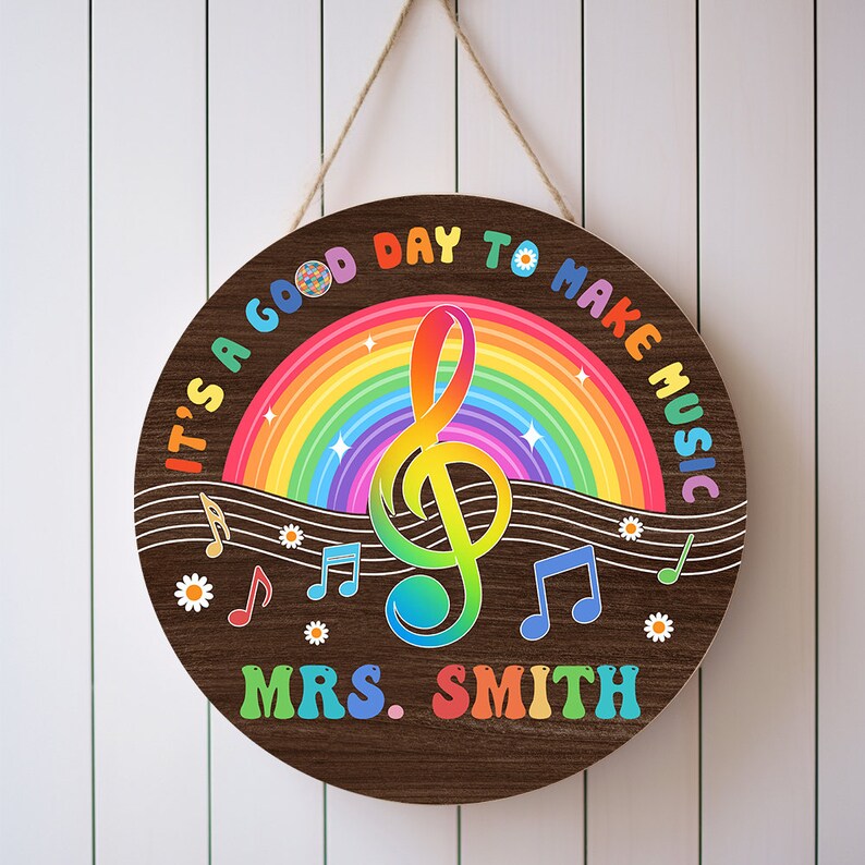 It's Good Day to Make Music, Music Teacher Sign, Music Classroom Door ...