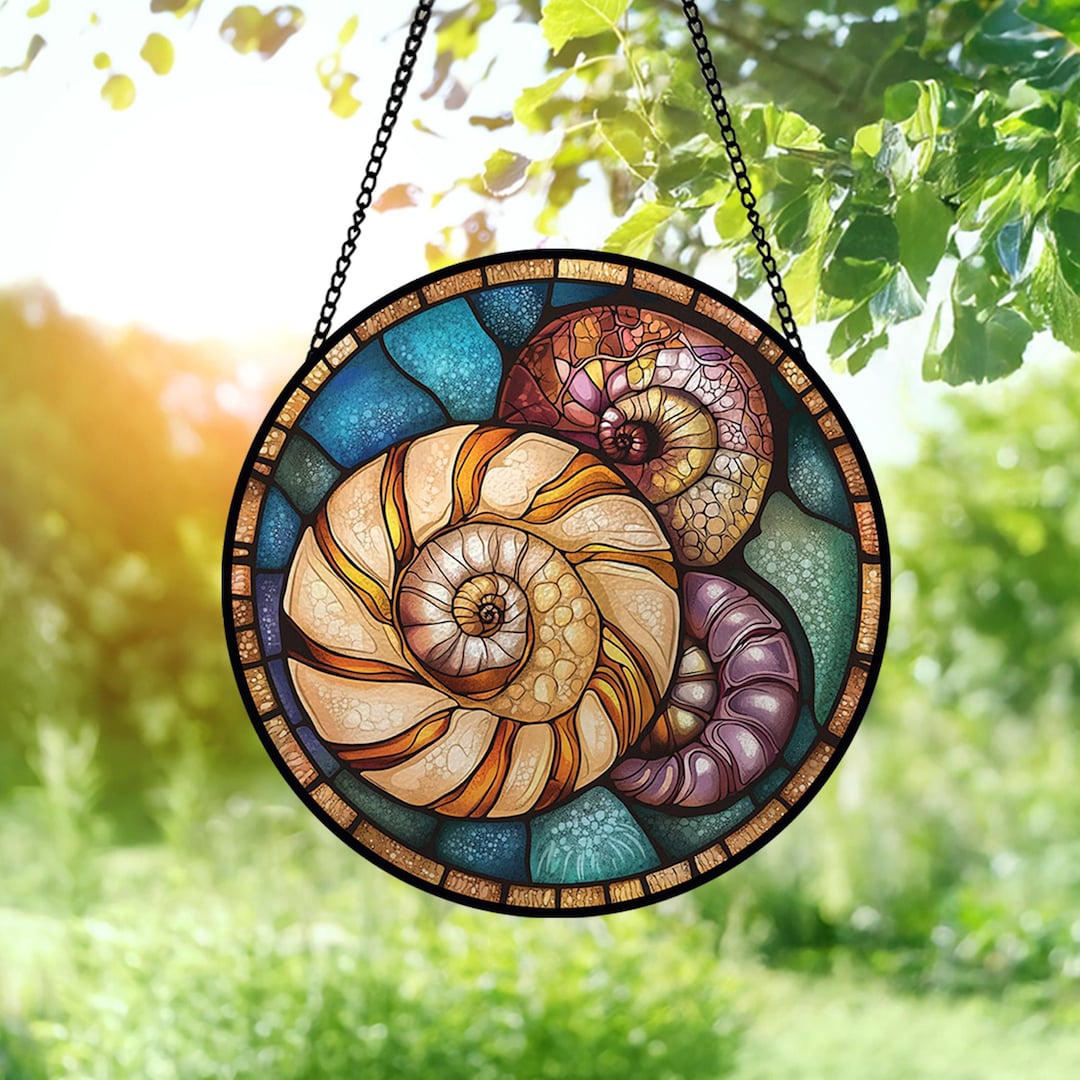 Seashell Suncatcher, Beach Suncatcher, Ocean Suncatcher, Coastal Decor ...