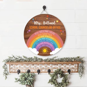 School Counselor Office Sign, Psychologist Office Sign, Psychology ...