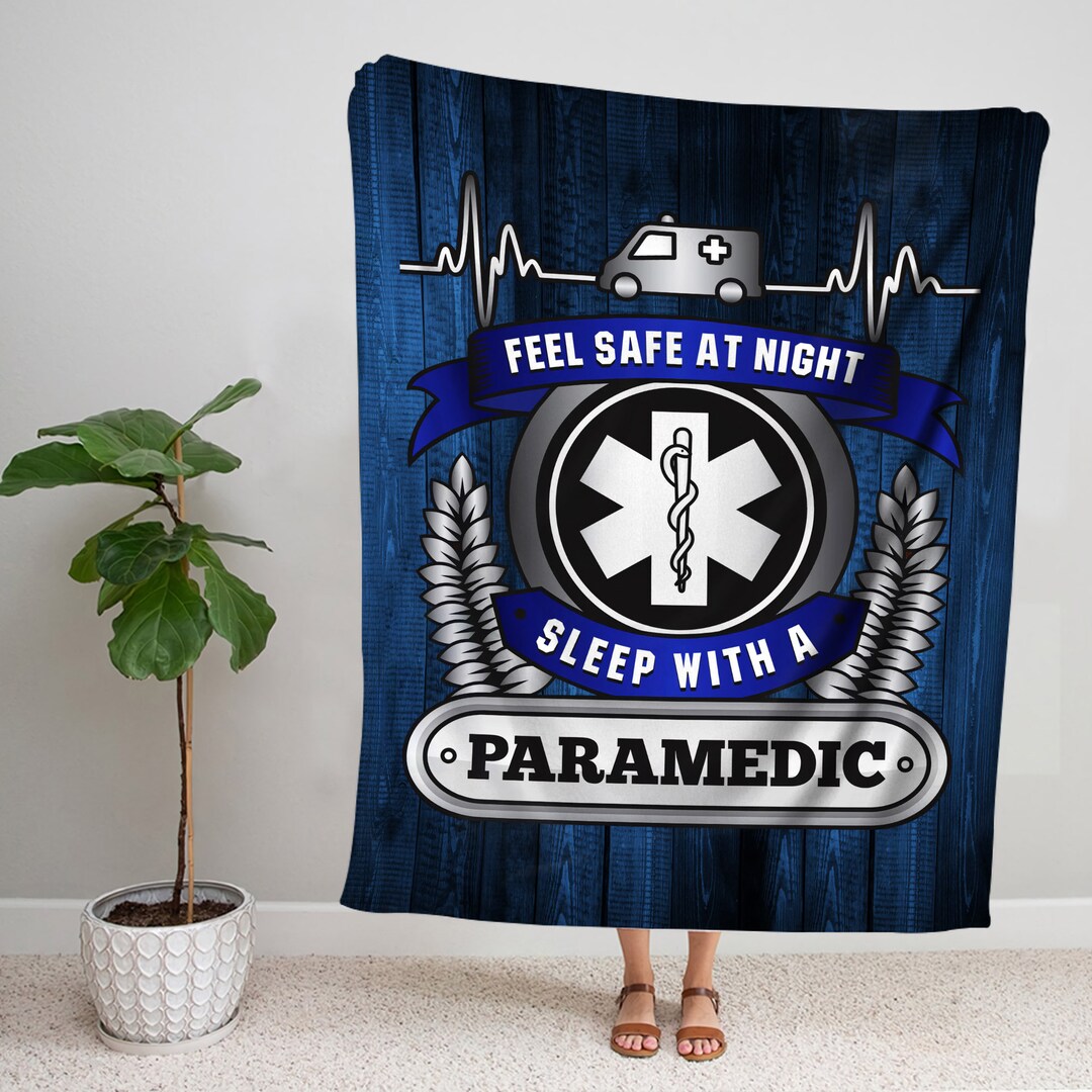 Paramedic Blanket, Feel Safe at Night Sleep With A Paramedic Fleece ...