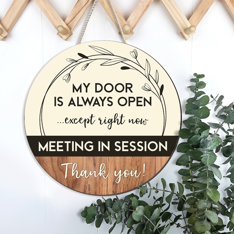 Out of Office Door Sign - Etsy