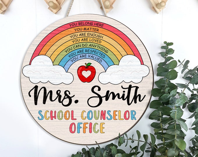 School Counselor Office Sign, Psychologist Office Sign, Psychology ...