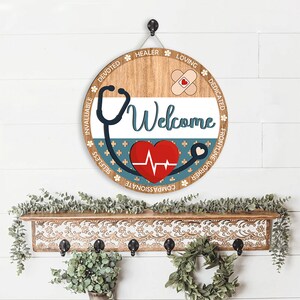 Personalized Nurse Door Hanger, Nurse Door Sign, New Nurse Gift, School ...