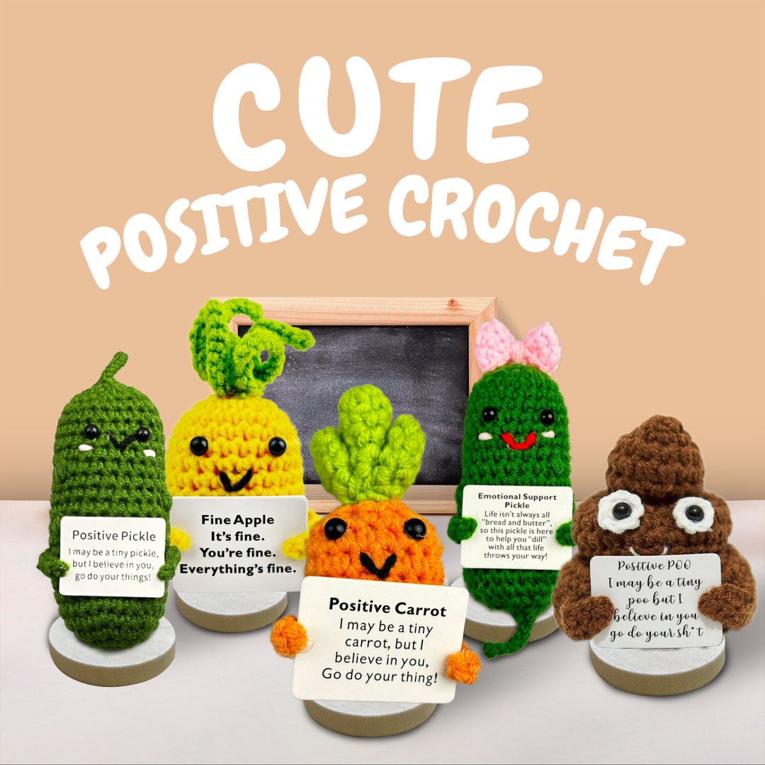 Handmade Crochet Emotional Support Crochet Pineapple - Etsy