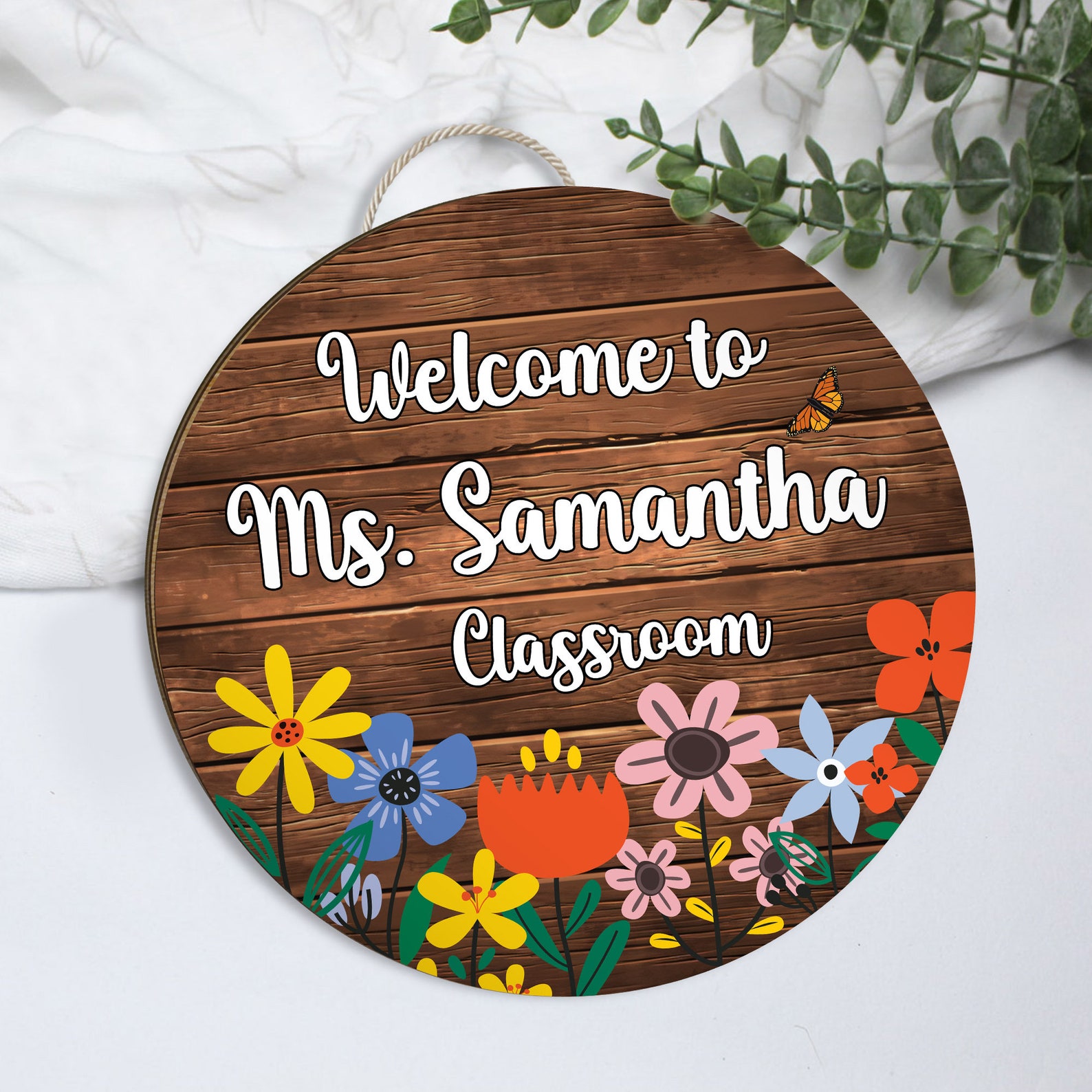 Personalized Teacher Door Sign Classroom Door Sign Teacher - Etsy