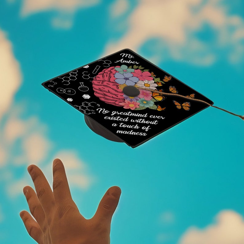 Personalized Psychologist Graduation Cap Topper, Mental Health ...