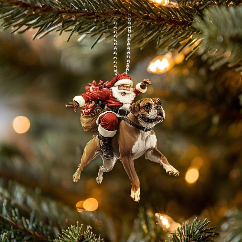 Boxer Dog Ornament - Etsy
