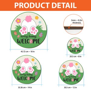 Every Bunny Welcome Easter Bunny Welcome Sign, Bunny Easter Sign, Cute ...